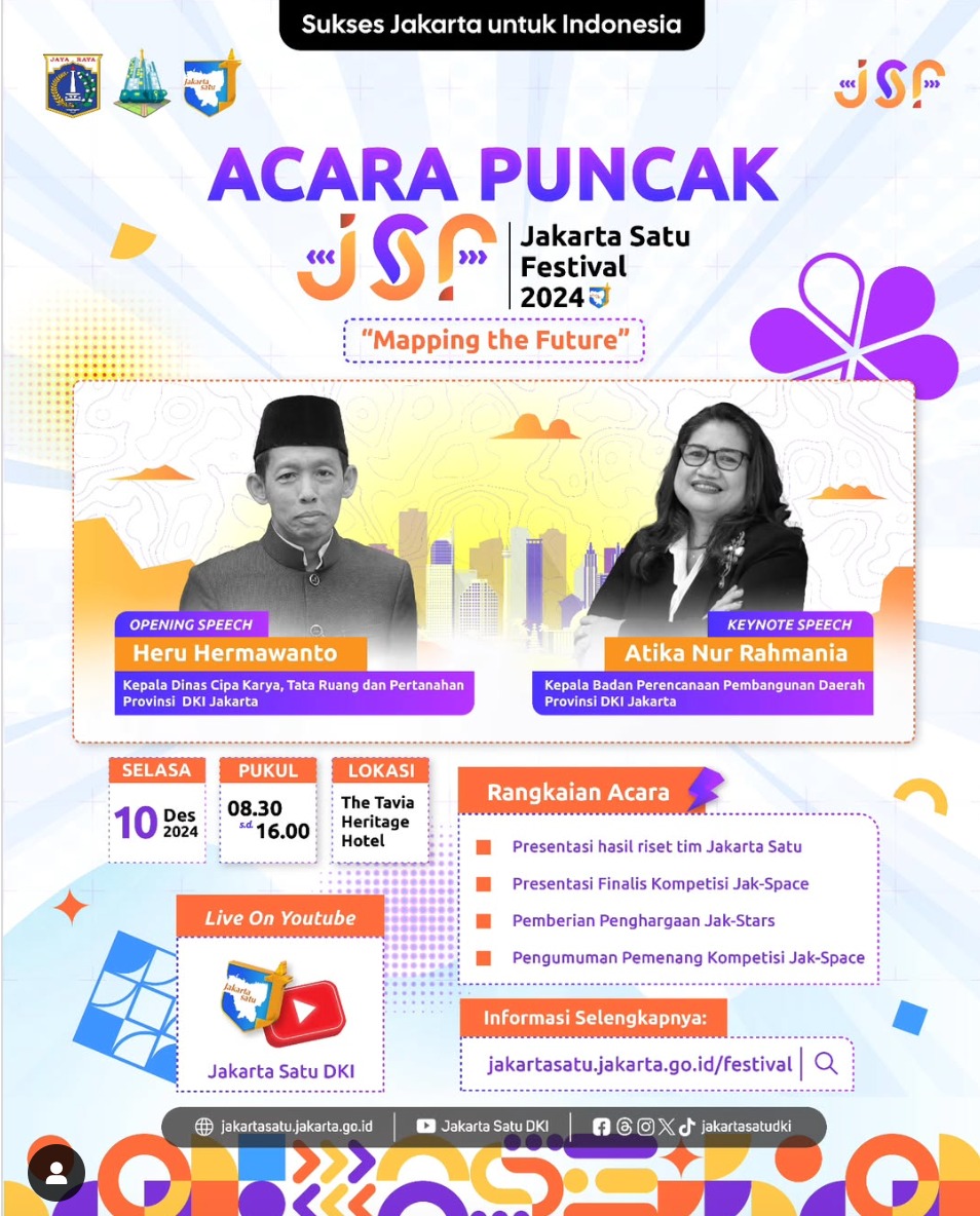 Acara Puncak Jakarta Satu Festival 2024 - DCKTRP Pemprov. DKI Jakarta